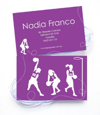 Netball Luggage Tag - LT096
